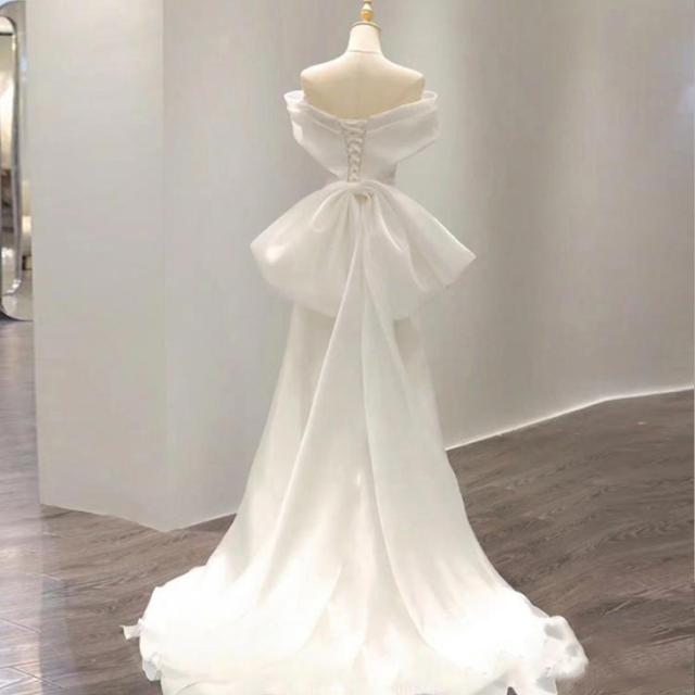 ウェディングドレス マーメイドライン ロングドレス ウェディング