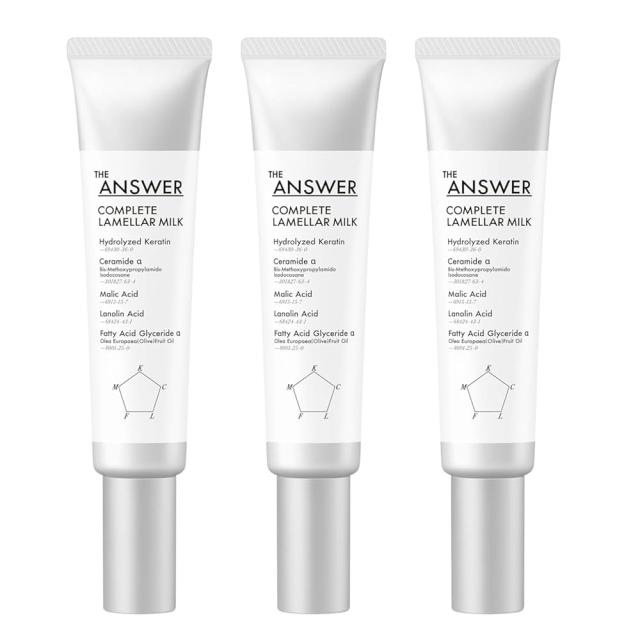 【まとめ買い】3個 THE ANS WER ジ ア ン サ ー コンプリートラメラミルク 70g ベルガモット＆ダフネの香り
