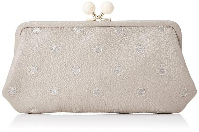 [ペルケ] アクリル玉がま口長財布 財布 レディース 本革 08-06-03161 GYDOT one size