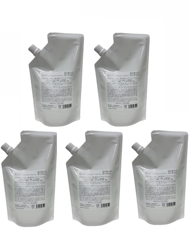 【5個セット】 千代田化学 デラクシオ イプル 300g リフィル　詰め替え用 洗い流さないトリートメント ヘアケア アウトバストリートメント スタイリング 形状記憶 保湿 天然由来成分 毛髪補修