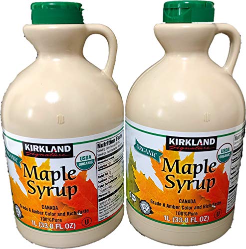 KIRKLAND(カークランド) 有機メープルシロップ アンバーリッチテイスト グレードA 1329g 2本