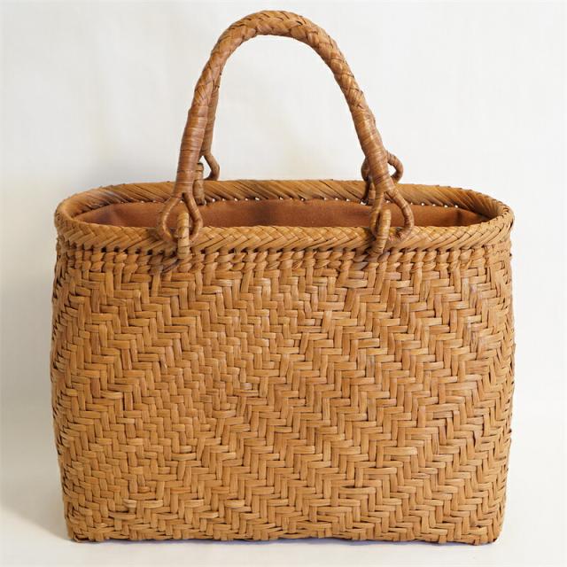 母の日  ギフト  プレゼント 山葡萄 蔓 バック かご 籠 巾着 網代編み 職人の手作り 着服 真心ギフト  山葡萄 かごバッグ 網代編み やまぶどう 山ぶどう カゴバッグ 持ち手 おしゃれ バスケット メルカド レディース ハンドバッグ 着物 籠バッグ