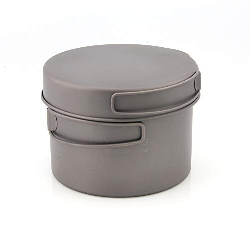 クッカー TOAKS Titanium 1300ml Pot with Pan by TOAKS