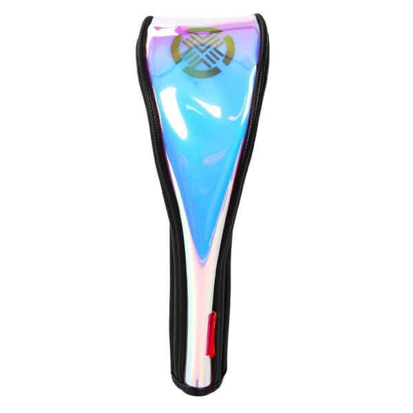 TECH SKIN ホログラム ウッド ユーティリティ覆い ドライバー覆い ゴルフ おしゃれ ウッド覆い 耐久性 衝撃吸収 TPU素材 華やか (ブラック)