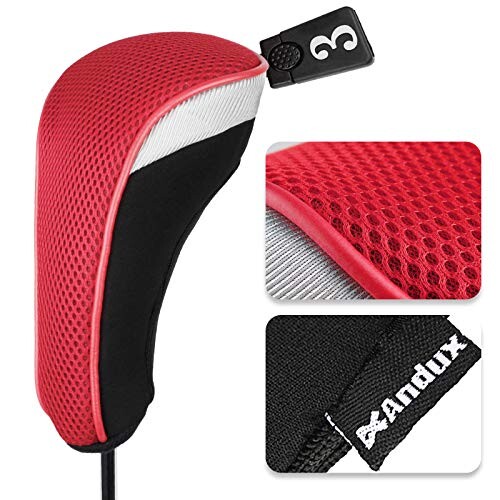 Andux ウッド ゴルフ ヘッドカバー ゴルフ ウッドドライバー