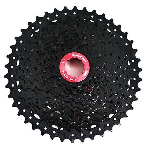 フリーホイール SunRace CSMX8 Wide Ratio Cassette 11-42T, 11 Speed, Black, XTE1385