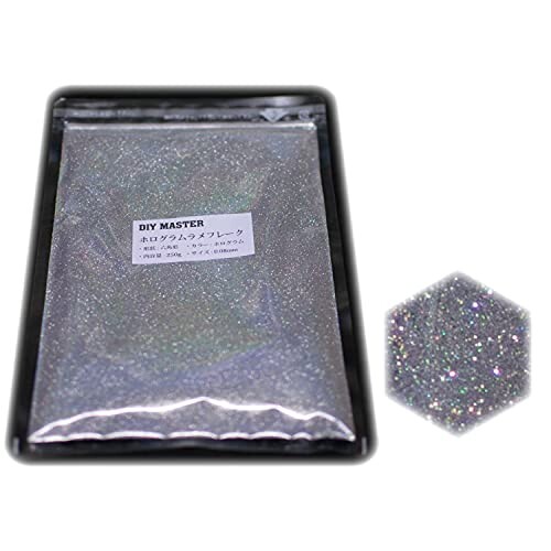 DIY MASTER ホログラム ラメ フレーク 0.08mm 250g