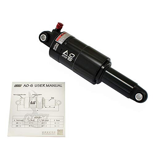 サスペンション単体 DNM AO-6 New Model Mountain Bike Bicycle Air Rear Shock 190 x 51mm, ST2105