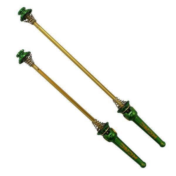 ハブ KCNC Grooving QR Road Titanium Axle Hub Skewer, Green, KQR05-001GR, SK2178