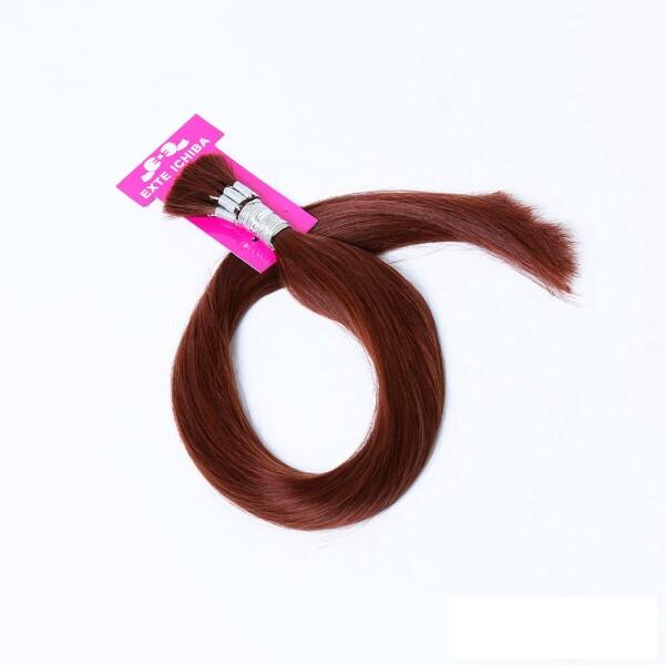 編込みエクステ 52cm 100g ダークカラー POST (33：ピンクブラウン)