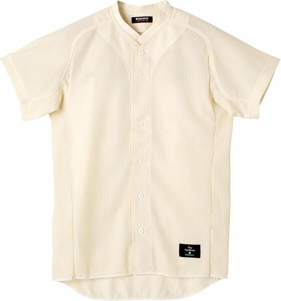 (デサント) フルオープンシャツ(立衿) STD51TB Sアイボリー(SIVO) XA