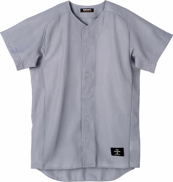 (デサント) フルオープンシャツ STD50TB Kシルバー(KSLV) O