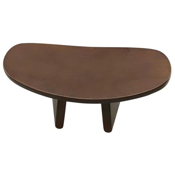 庭用折りたたみ瞑想ベンチ 姿勢矯正に適した小型木製ヨガスツール ポータブル人間工学デザイン収納布袋付き (41*21*21cm小型ウォールナット色)