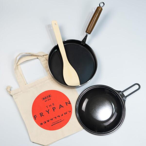 ヨコテツフライパン (ヨコテツフライハ?ン＋キャッププレートのセット)