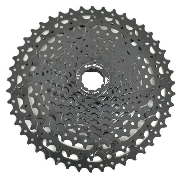 フリーホイール SunRace CSMS3 Wide Ratio Cassette 11-46T , 10 Speed , Black , ST1879