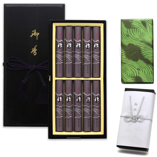 お悔やみ 線香 ギフト お供え 桐箱  日本製 少煙 贈答用 お線香 仏壇用 法要 一周忌