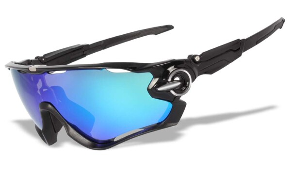 (EIENNO) 調光 偏光 イリジウムレンズ３枚 スイッチ交換 オリジナル スポーツサングラス JB (JB03a)