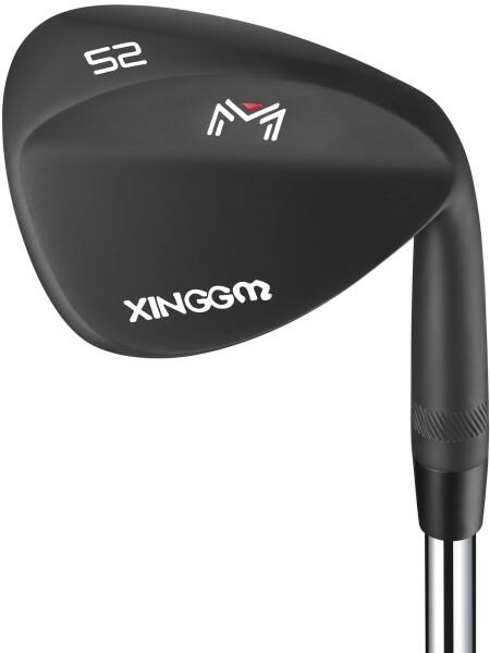 サンドウェッジ 鍛造ゴルフウェッジ 男性用 48/50/52/54/56/58/60 度 ギャップウェッジ ロブウェッジ 右利き用,ミルドフェースでスピン量アップ,バンカーからの脱出が容易 (ブラック,52度)