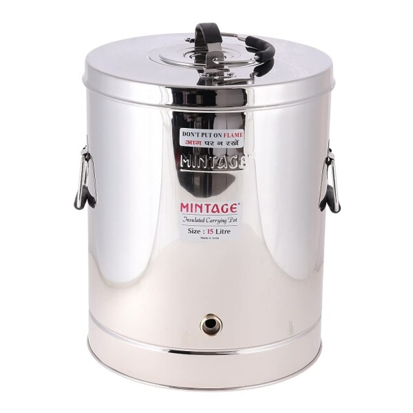 MINTAGE（MINTAGE） ジャグ ウォータージャグ ティーコンテナー Hot&cold Desire 15L mmn-mntg007 （シルバー/ＦＦ）