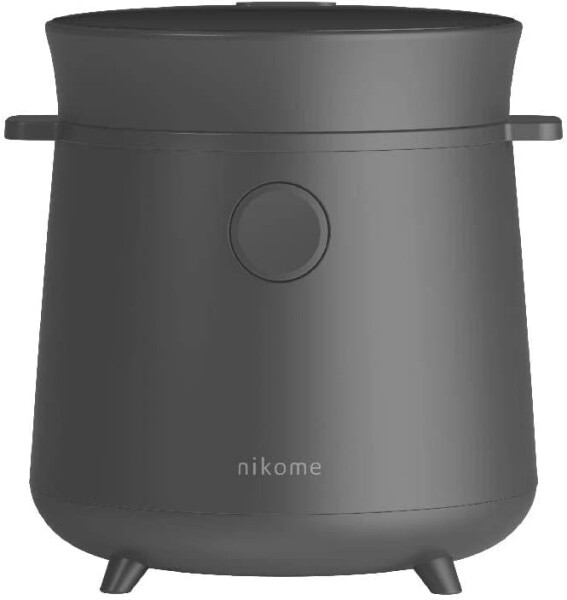 nikome 炊飯器 一人暮らし 2合 小型 コンパクト 多機能 炊飯ジャー マルチライスクッカー VT-MRC (チャコールグレー)