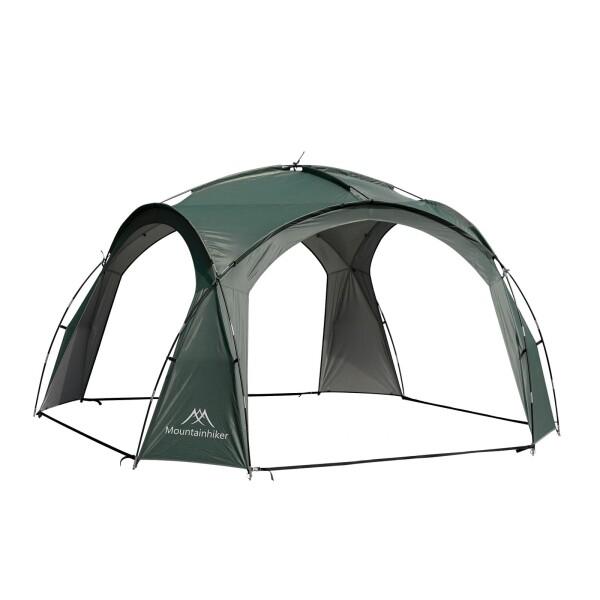 M Mountainhiker シェードテント、150Dオックスフォードポリエステル耐久性のあるシェードテントアウターテント、防風性と防水性のターポリン、複数人に適しています、4mx4mの広いスペース