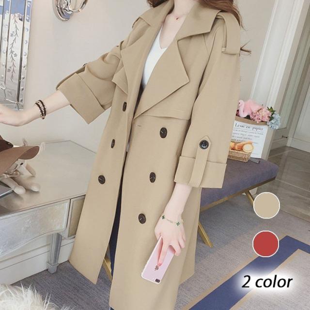 トレンチコート レディース 40代 ロングコート スプリングコート 春コート ライトアウター 春 秋 春服 春物 韓国風 アウター 30代 40代 50代 大きいサイズ