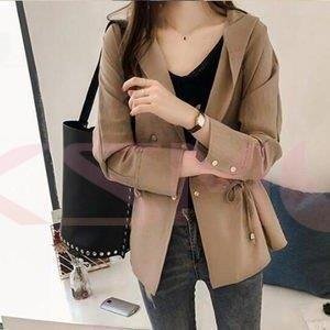 トレンチコート レディース スプリングコート 長袖 ロング丈 無地 コート アウター ロングコート おしゃれ カジュアル 通学 通勤 春物 新作