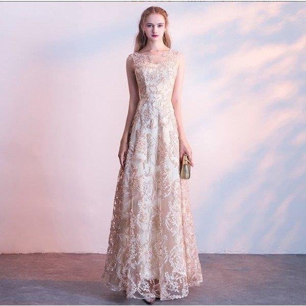 ウェディングドレス ロングドレス 花嫁 結婚式 二次会 演奏会 披露宴 パーティードレス マキシ丈 ブライズメイド