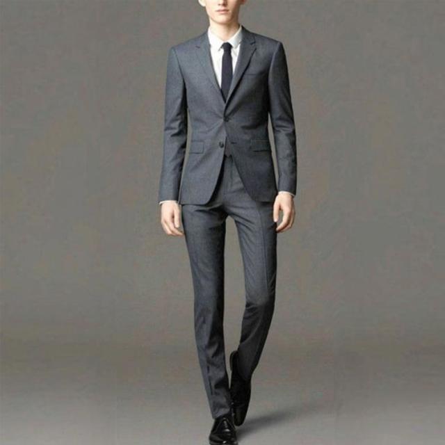 スーツ メンズスーツ 上下セット ジャケット+パンツ+ネクタイ+ベルト 4点セット 2つボタン ビジネススーツ スリムスーツ 長袖 ロング丈 就職スーツ 卒業式 入学式 礼服 結婚式 無地 全3色 スーツ メンズスーツ 上下セット ジャケット+パンツ+ネクタイ+ベルト 4