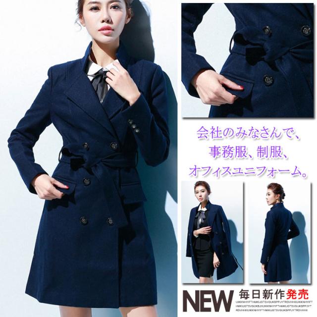 コート レディース トレンチコート ウール ロングコート 入園式 入学式 長袖 卒園式 卒業式 お宮参り 七五三 OL 通勤 服装 ロング丈 スタ