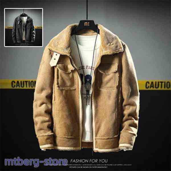 ライダースジャケット メンズ 裏ボア スエード 裏起毛 ボアジャケット カッコイイ アウター コート 革ジャン ライダース 厚手 防風 防寒 冬物 おしゃれ