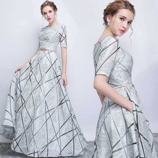 ロングドレス 演奏会用ドレス 母親 パーティードレス レディース ロング丈 ドレス 結婚式 ワンピース ウエディングドレス フォーマル ド