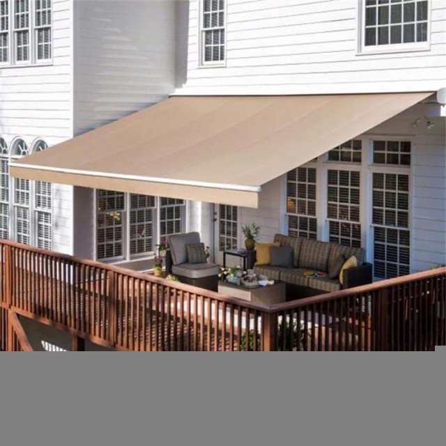 オーニングテント 格納式オーニング 巻き取り式 サンシェード 日除け シェード オーニングテント 幅2m/2.5m 日除け 雨よけ UVカット 屋根オーニングテント 家庭用/商業用 簡単設置