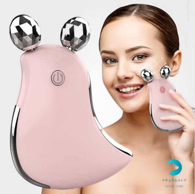 EMS美顔ローラー 美顔器 リフトアップ効果 EMS微電流 母の日 フェイス 顔 頬 小顔ローラー 目の下のたるみ解消 美顔器 プレゼント