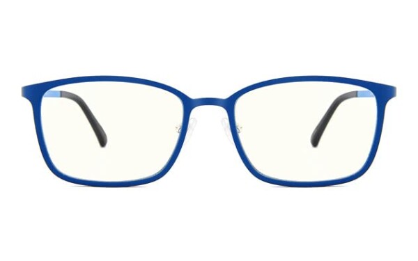 (OWNDAYS) ブルーライトカット 伊達メガネ 度なし 紫外線カット UVカット ノートPC メガネ 軽量 ブルー デスクワーク 疲れ目 PC2004N-9A-C8