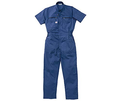 (山田辰) つなぎ服 1201-001-M ネイビーブルー M