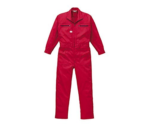 (山田辰) つなぎ服 6200-005-5L レッド 5L
