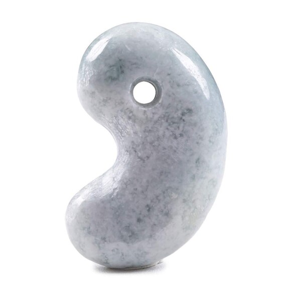 糸魚川天然翡翠 勾玉 青色 日本国石 縄文のパワーストーンMT0789