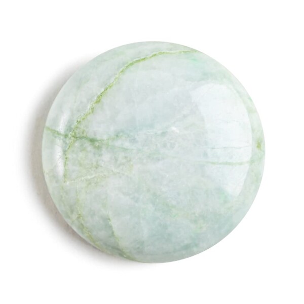 糸魚川天然翡翠 ゴルフマーカー 財布のお守りに 日本国石 縄文のパワーストーン MI0093