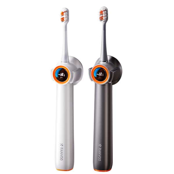 RANVOO 電動歯ブラシ ソニック バブル洗浄技術 360度全面洗浄 歯垢除去 歯周ポケットケア タッチパネル搭載 3つのモード 60日間使用可能 マグネット式充電 防カビ 抗菌 IPX7防水 替えブラシ2