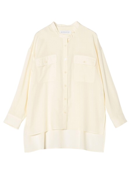 (カランシエル) シャツ 手洗い可能 ドレッシー ワーク ロングスリーブ シャツ 25SS レディース 611100023 ナチュラル ONE SIZE