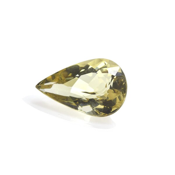 (premium stone gallery) ヘリオドール（ペアシェイプ）1粒 約2.2ct #T2085