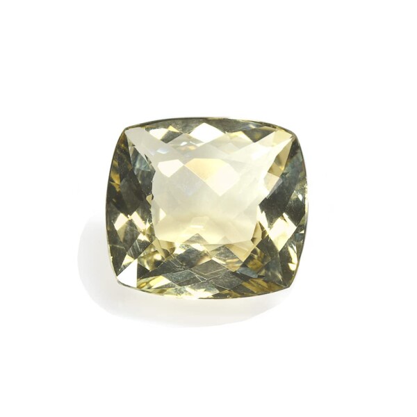 (premium stone gallery) ヘリオドール（クッションカット）1粒 3.5ct #T2088
