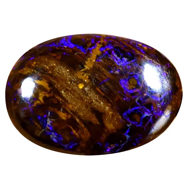 ボルダーオパール ルースストーン 3.32 ct Fancy Shape (13 x 9 mm) Multi Color Australian Koroit Boulder Opal Natural Loose Gemstone