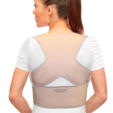 イーチャンス コンフォーティス ポスチャー 猫背 背筋矯正 背中サポーター 背筋補正ベルト男女兼用 comfortisse posture２枚セット (S-M)