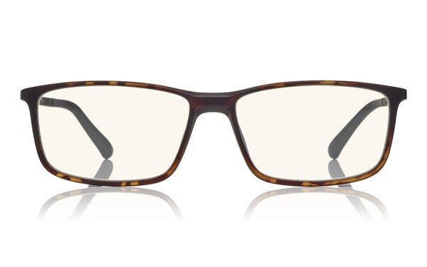 (OWNDAYS) ブルーライトカットメガネ 度なし メンズ レディース 紫外線カット ノートPC 軽量 スクエア デスクワーク 疲れ目 ヨーロピアンフィット ブラウンデミ EUPC200N-1S-C3