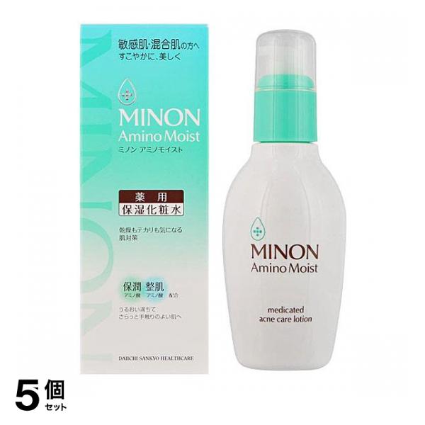 5個セット クーポン有 ミノンアミノモイスト 薬用アクネケアローション 150mL