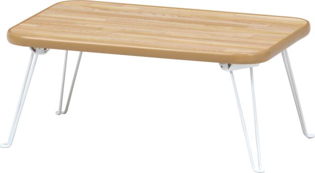 テーブル おりたたみテーブル ちゃぶ台 幅45 CB-4530F-NA ナチュラル コンパクト スリム 収納の通販はau PAY マーケット ...