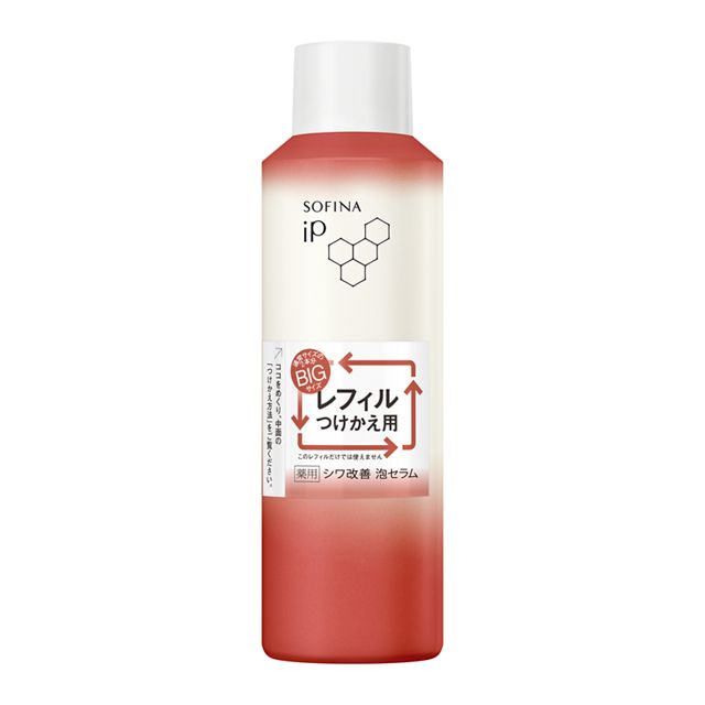 ソフィーナ iP 薬用シワ改善 泡セラム レフィル 180g 医薬部外品 美容液 シワ 花王