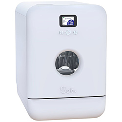 (中古)Daan Tech Japan (展示品) 食洗機Bob ル・プチ マットホワイト DT-BOB-WH-MW [4人用 /ミドル(浅型)タイプ](305-ud)